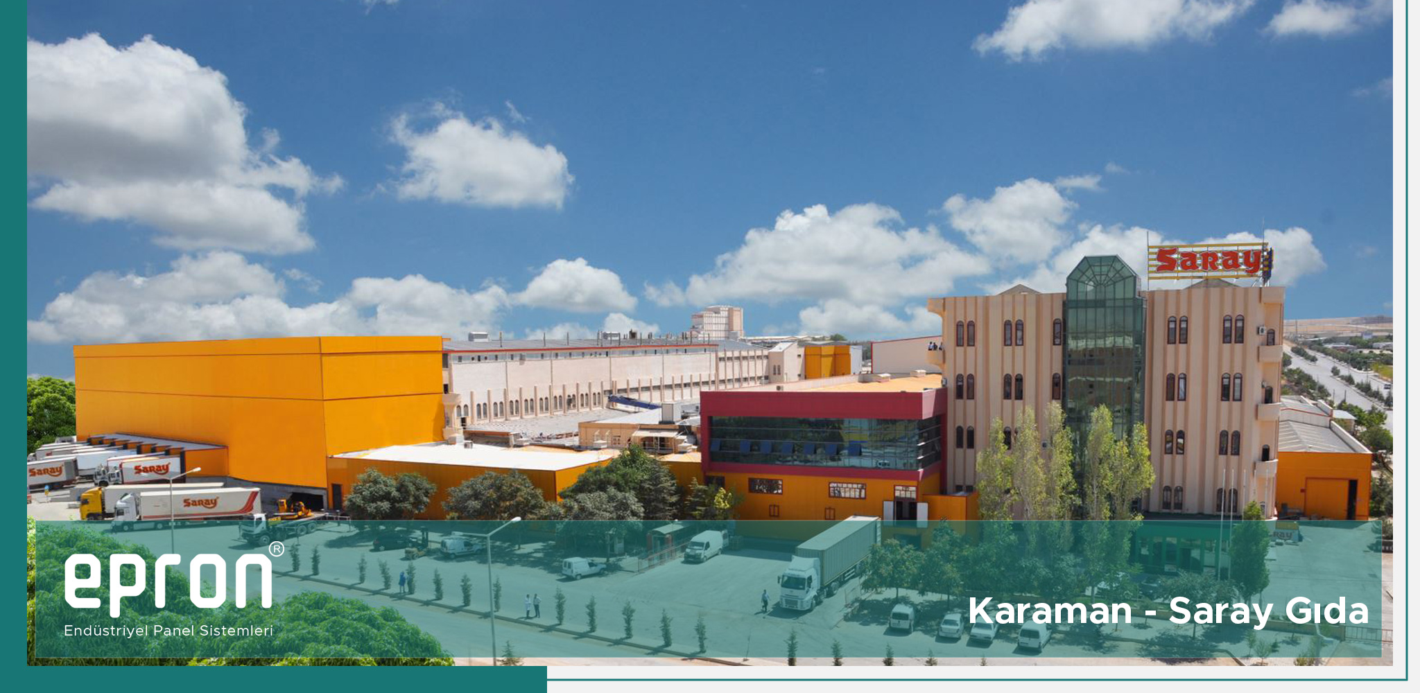 PLC KONTROL VE KUPLAJ TRAFO VE DAĞITIM PANOLARI - KARAMAN SARAY GIDA TÜRKMENİSTAN - Epron